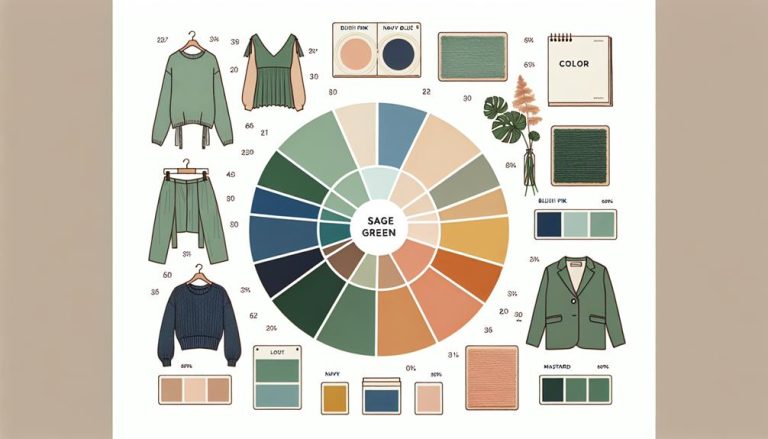 Colours to Wear With Sage Green - Knowing Fabric
