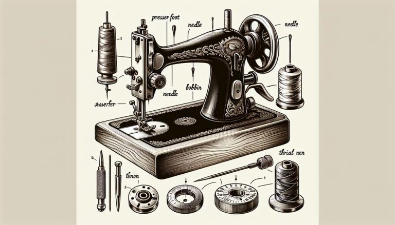 Functions of Parts of Sewing Machine - Knowing Fabric