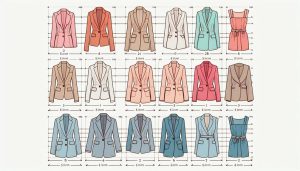 Women's Blazers Size Chart - Knowing Fabric
