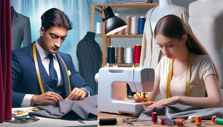 Difference Between Tailor and Seamstress - Knowing Fabric